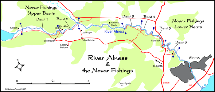 Novar Estate Fishings - River Alness